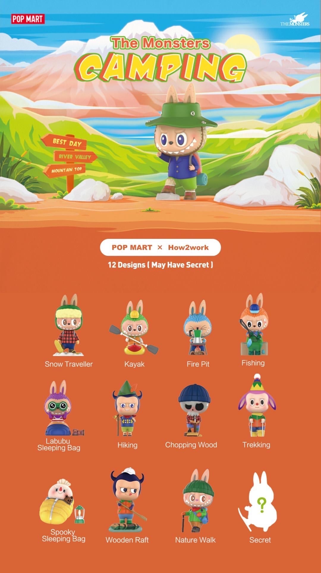 Labubu Camping Series Blind Box, 03/13/2024